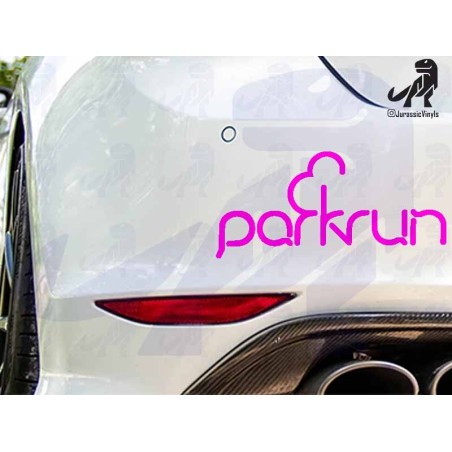 Parkrun Vinyl Colours Pink Vinyl Size (A6 to A2) Small (A6 - 10.5cm 14.8cm)